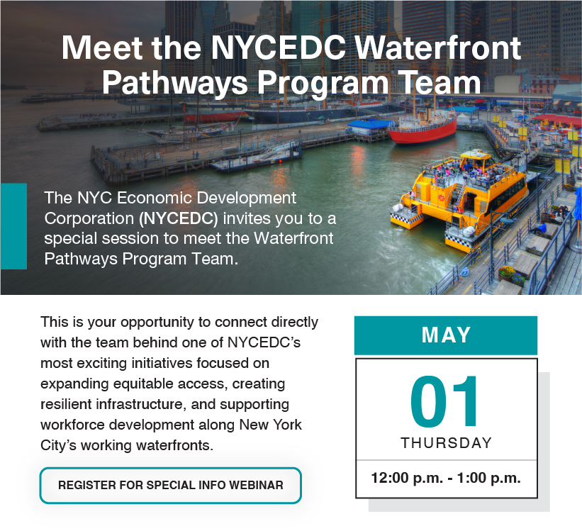 Meet the NYCEDC Waterfront Pathways Program Team