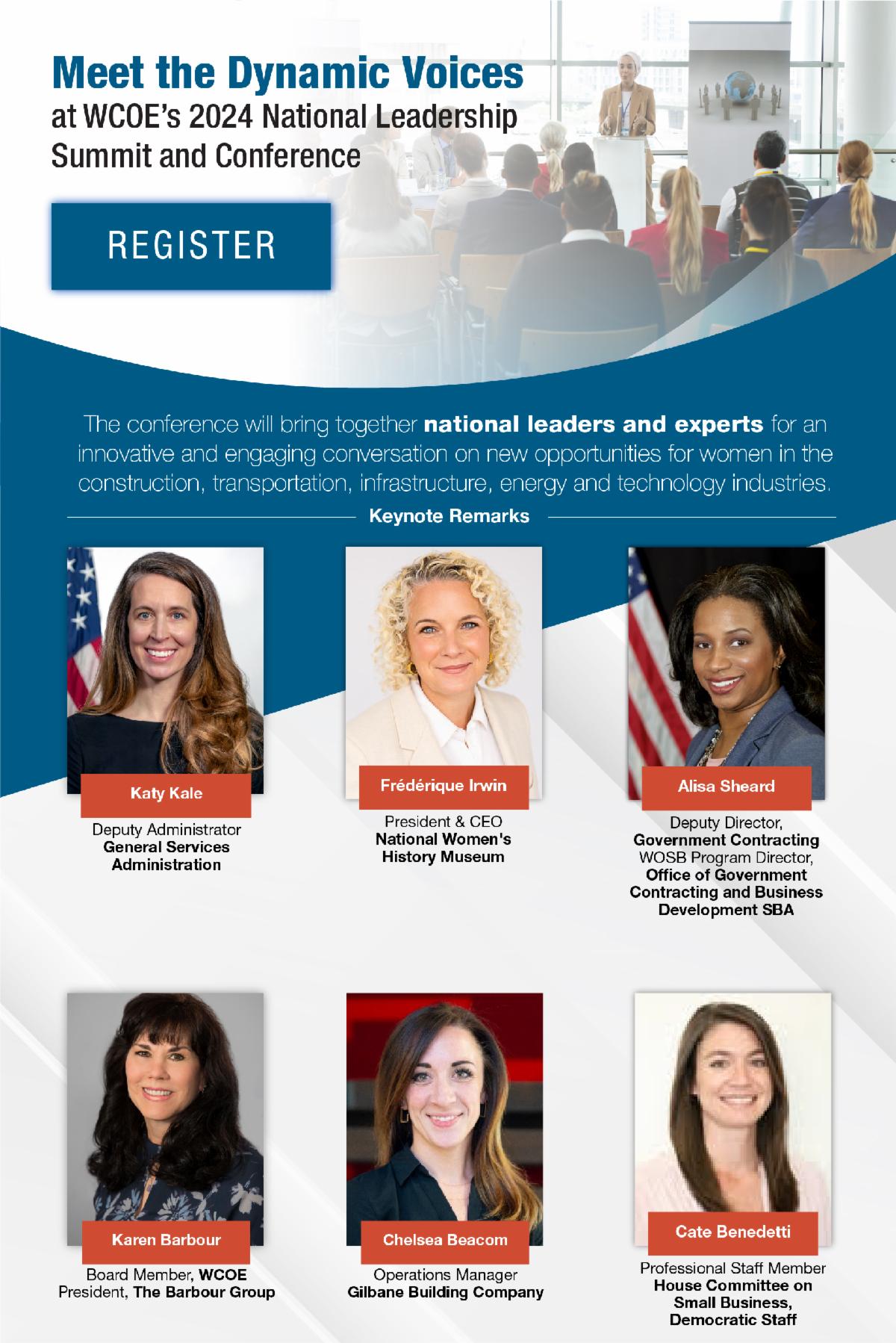 Meet Our Speakers! View the Current Lineup for the WCOE Summit in DC!