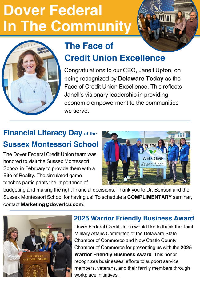 Dover Federal 2025 Newsletter Issue I