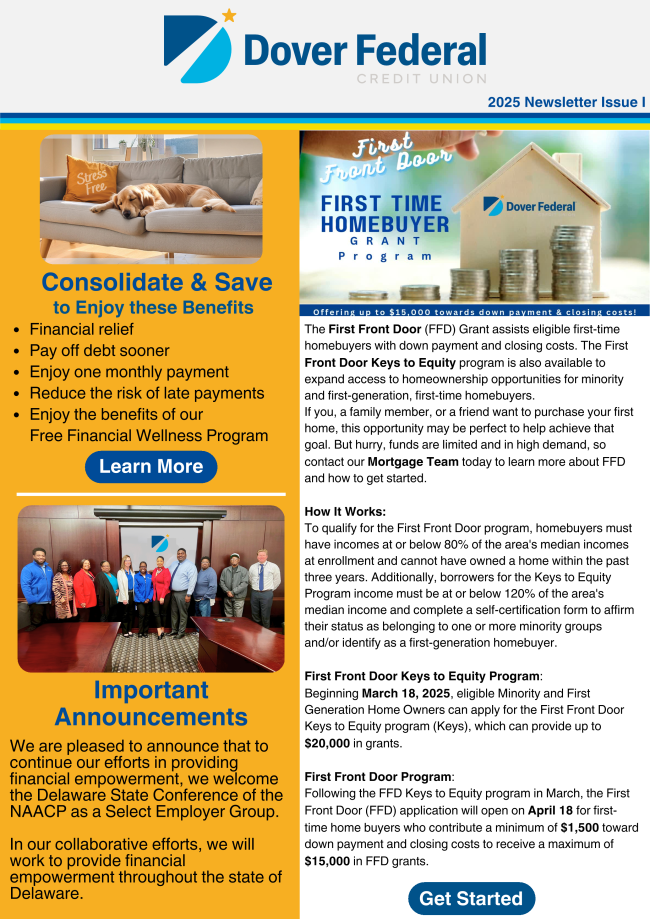 Dover Federal 2025 Newsletter Issue I