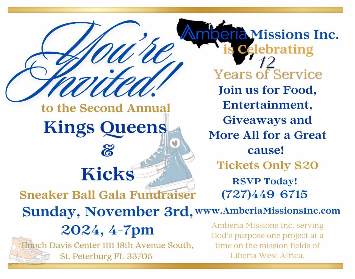 Friend, Here's the New Date - Amberia Missions Annual Gala Celebration