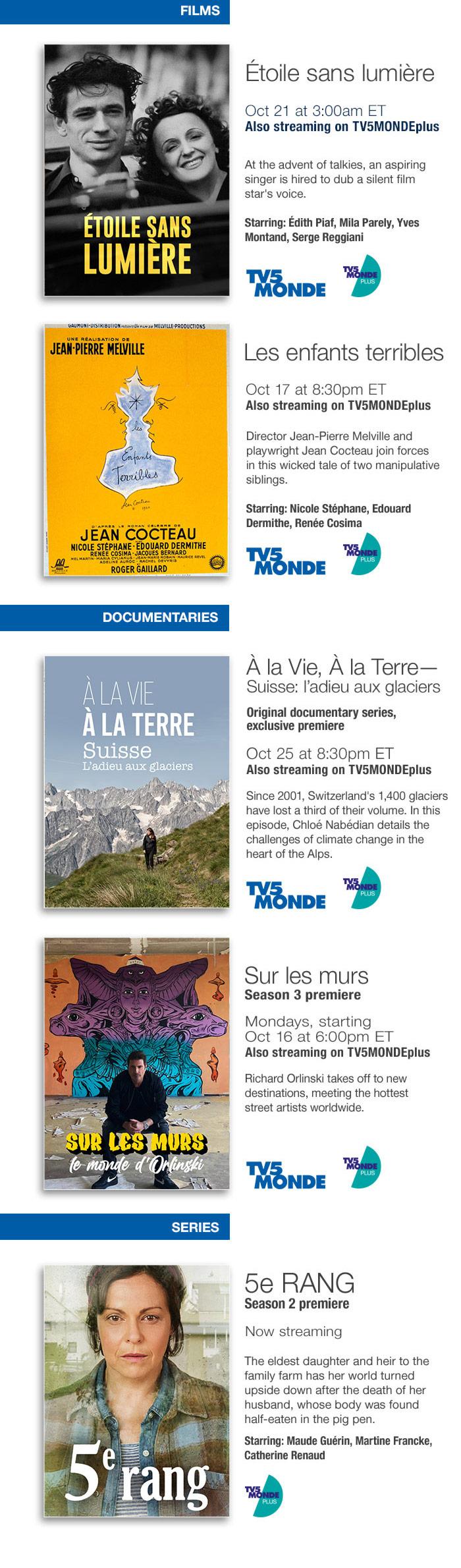 This month's top 5 French TV shows to watch