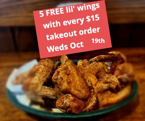 Free Wing Weds again at Harold's