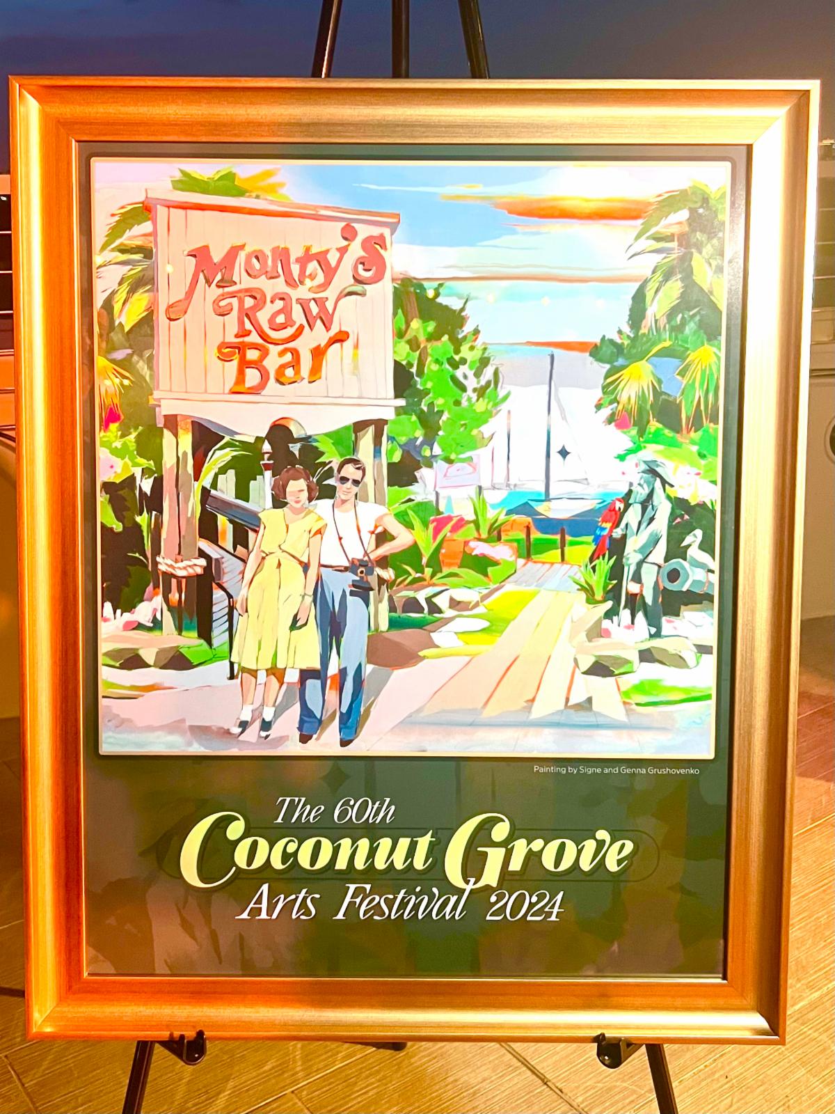 Coconut Grove Arts Festival 2024 Poster & Art Walk!