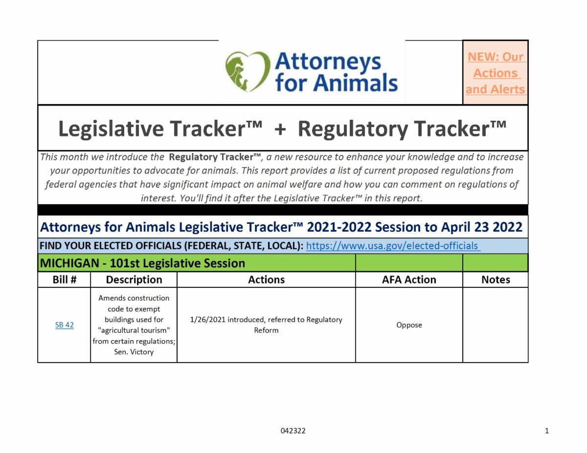 Regulatory Tracker™ and Advocacy in Action: New Resources + an Event in ...
