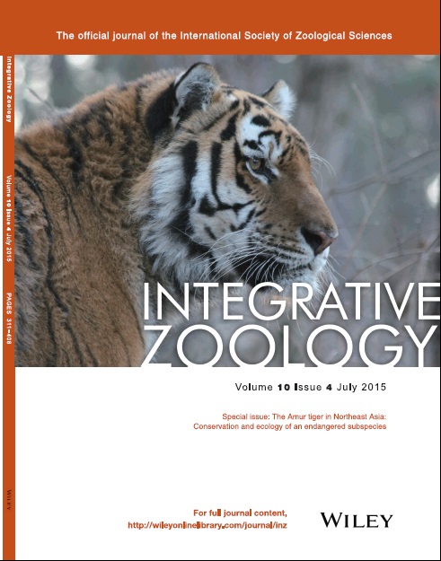 Integrative Zoology 2022 Impact Factor 3.3!