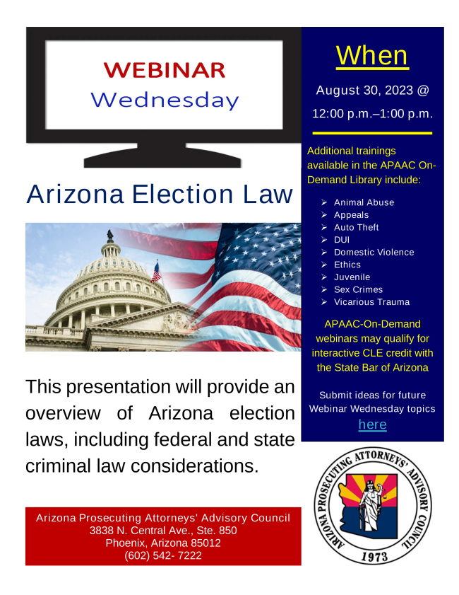 WW - Arizona Election Law-Trainings