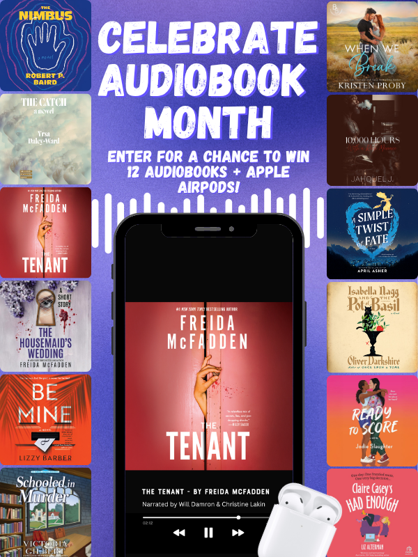Press play on audiobook month celebrations with a BIG sweepstakes