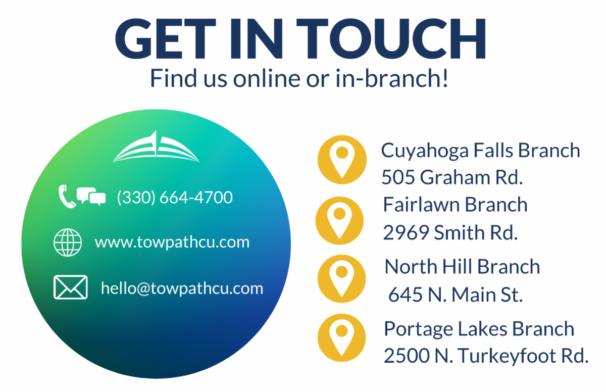 Welcome to the Towpath CU family ️