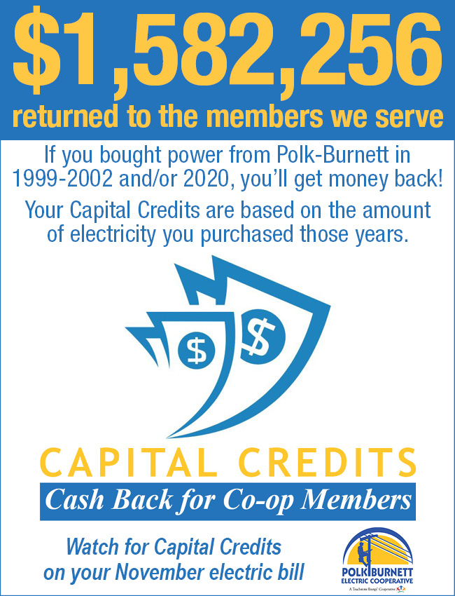 Cash back for co-op members this month!