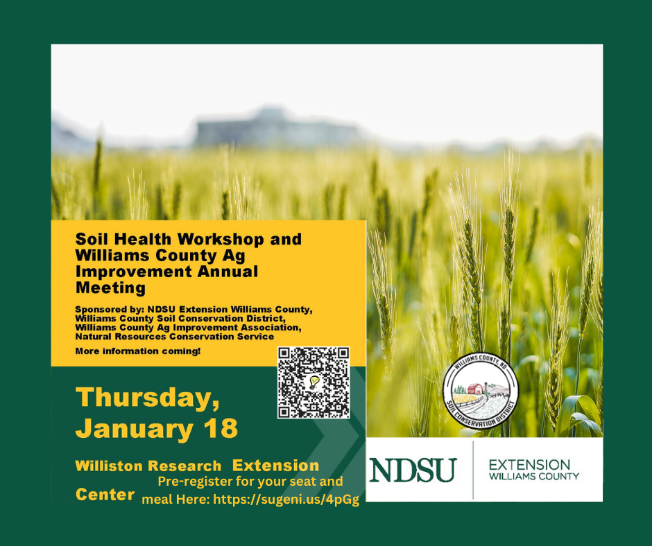 NDSU Extension Williams County Upcoming Workshops and Forums - Public ...