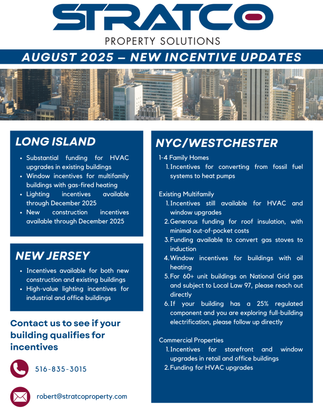 August Incentive Updates