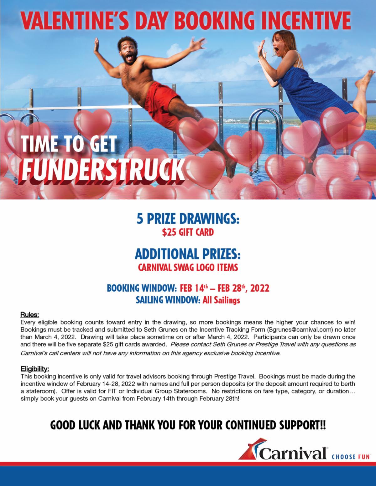 Exclusive Valentine's Agent & Client Incentive from Carnival & the ...