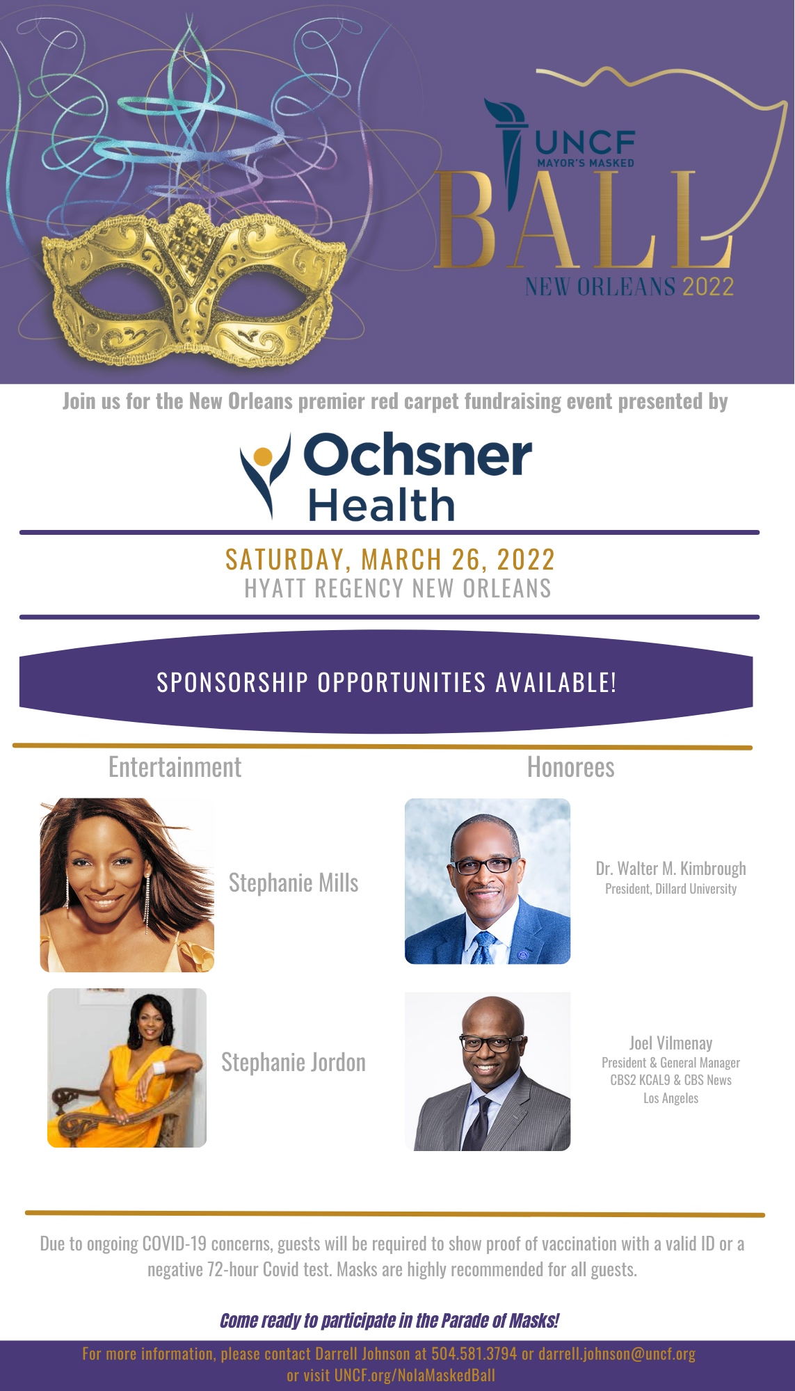 2022 New Orleans UNCF Mayor’s Masked Ball