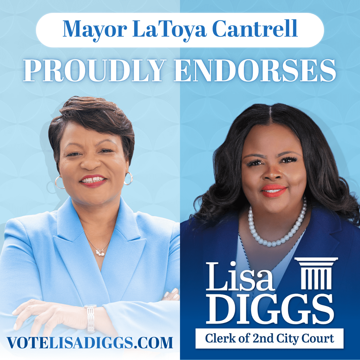 Mayor LaToya Cantrell has officially endorsed Lisa Ray Diggs for Clerk ...