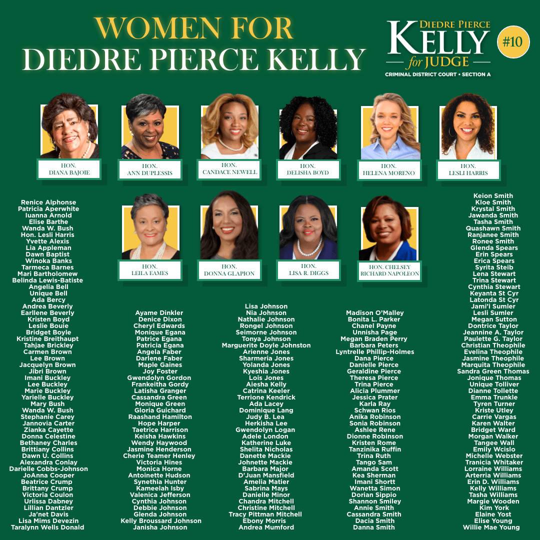 Women are with Diedre!