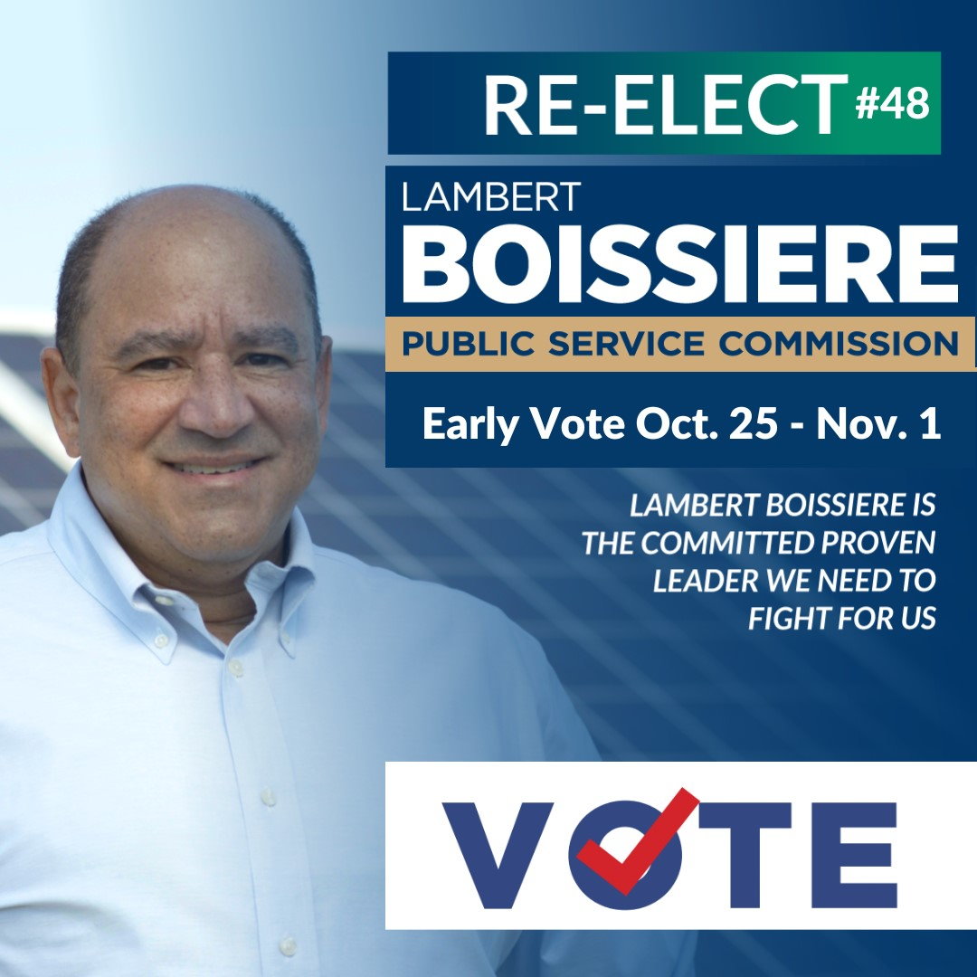 Public Service Commissioner Lambert Boissiere III has the Overwhelming ...