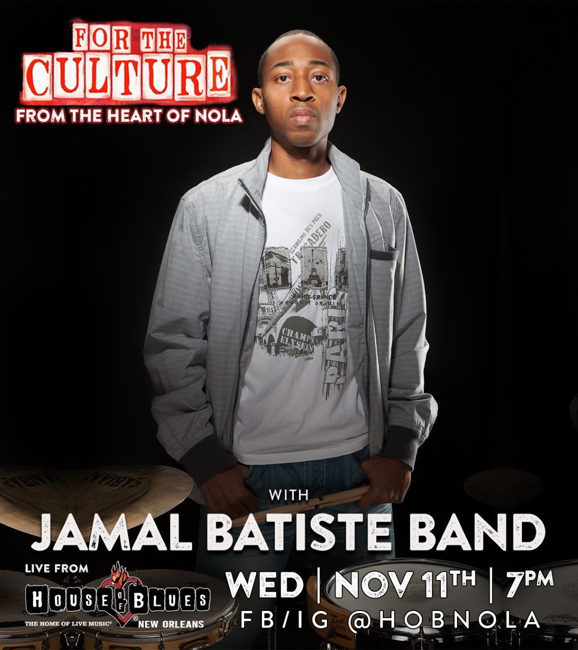 New Orleans' Jamal Batiste Band Takes House of Blues!