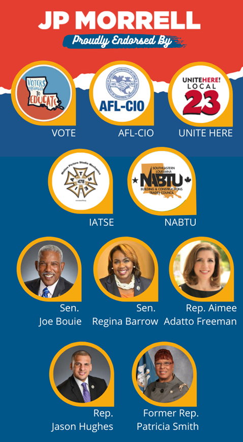 Unions and Community and Women Leaders Back JP Morrell