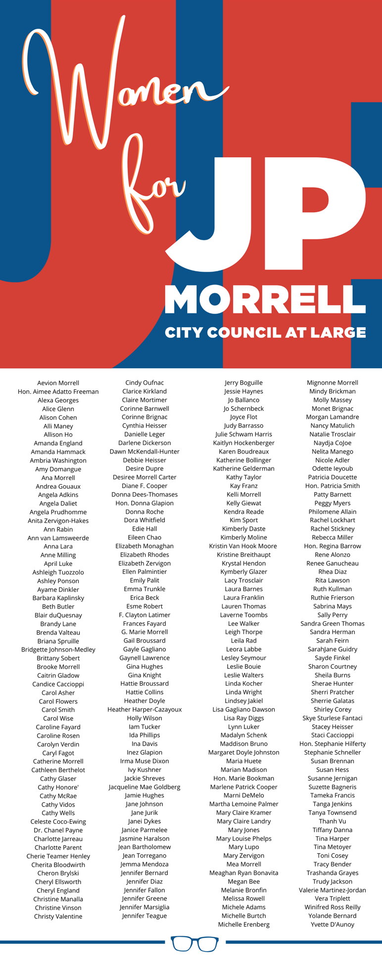 Women Leaders Support JP for City Council