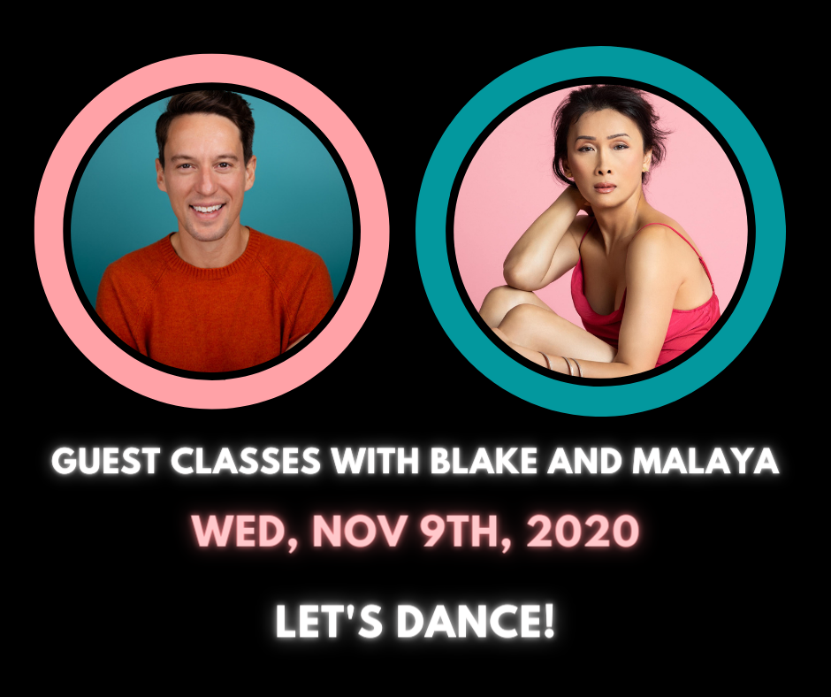Des Moines, Ia - Guest Classes with Blake and Malaya - Wed, November 9th