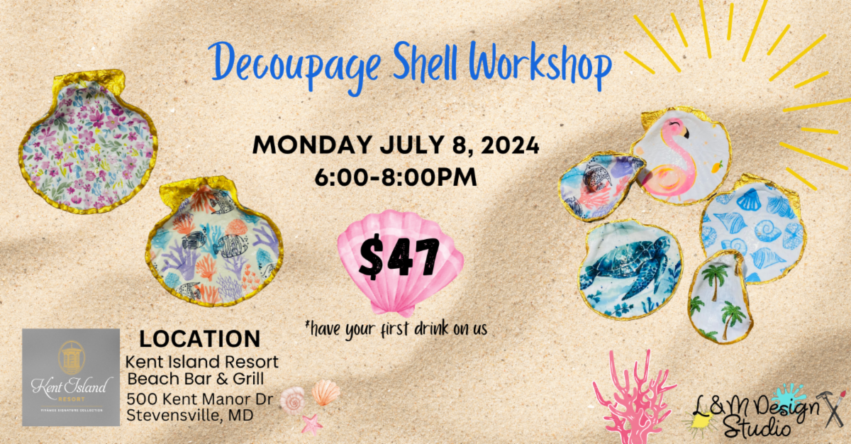 Decoupage Shell Workshop