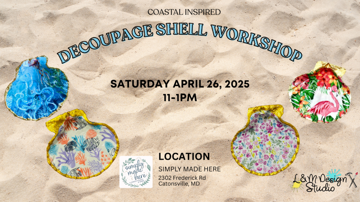 Decoupage Shell Workshop