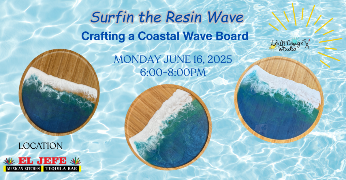 Surfin the Resin Wave: Crafting A Coastal Wave Board