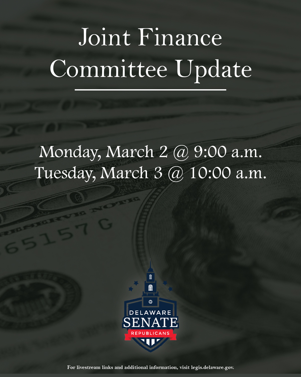 Friday, February 27 2026: Updates from Senator Buckson