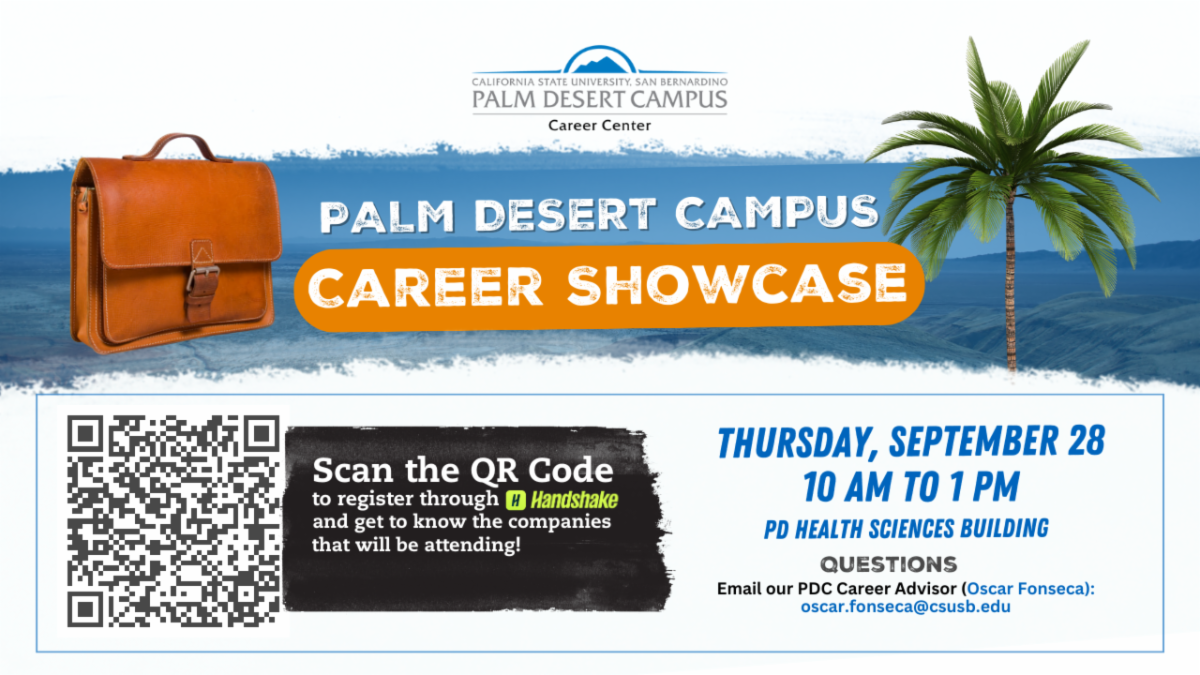 Palm Desert Campus - Weekly Newsletter