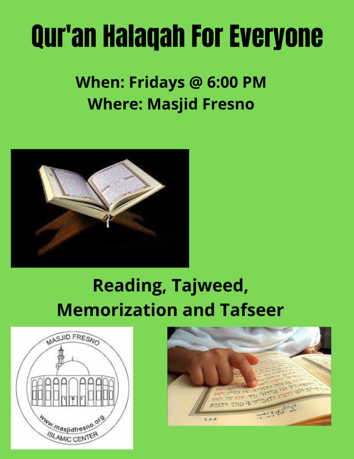 Ramadan Schedule and Masjid Fresno Guidelines for the Month of Ramadan ...