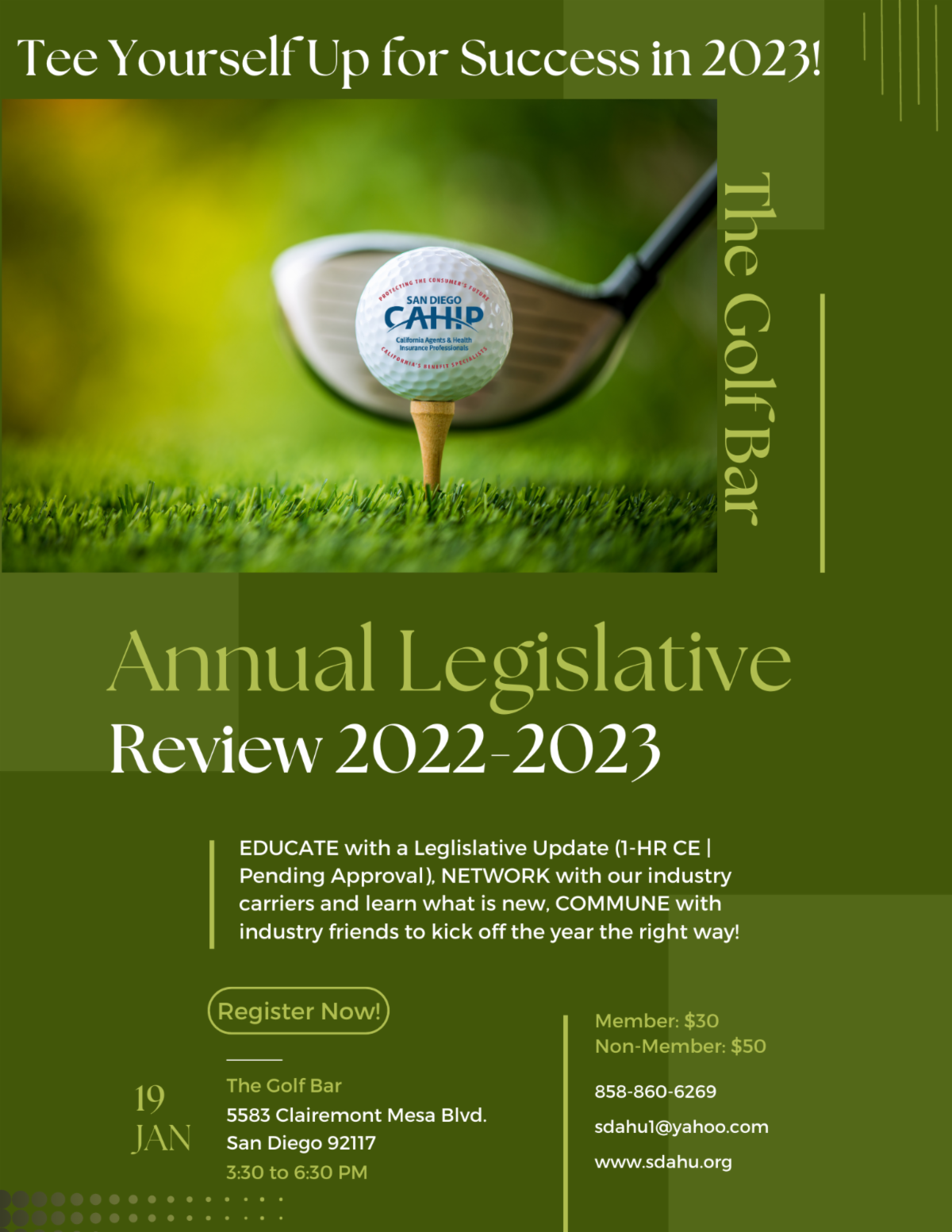 Tee Yourself Up for Success in 2023!