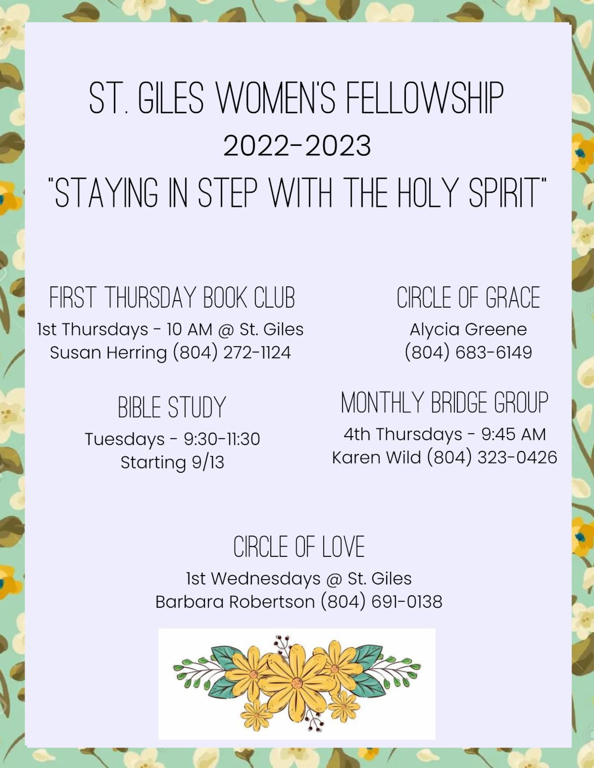 St. Giles Mid-Week News