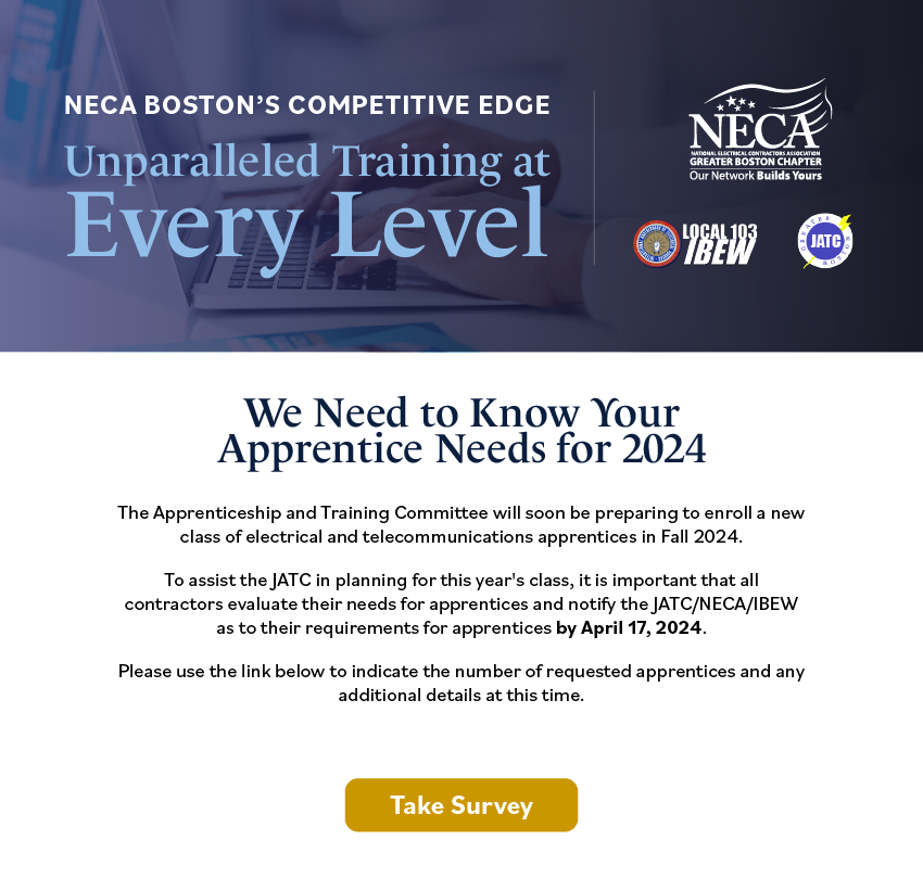 Send NECA Your 2024 Apprentices by April 17!