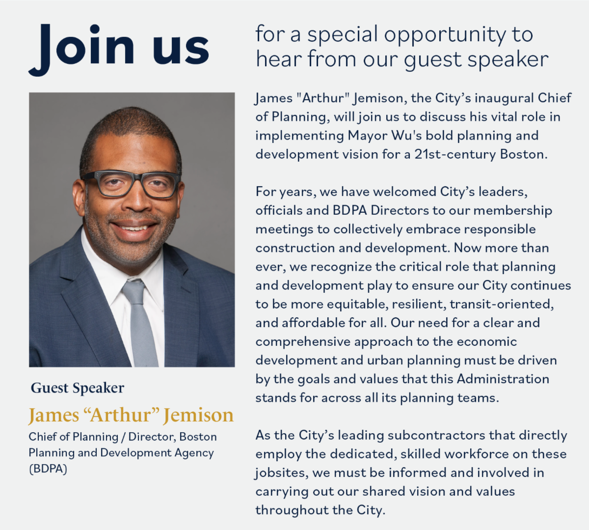 Join the NECA Boston Annual Membership Meeting With Chief Arthur Jemison