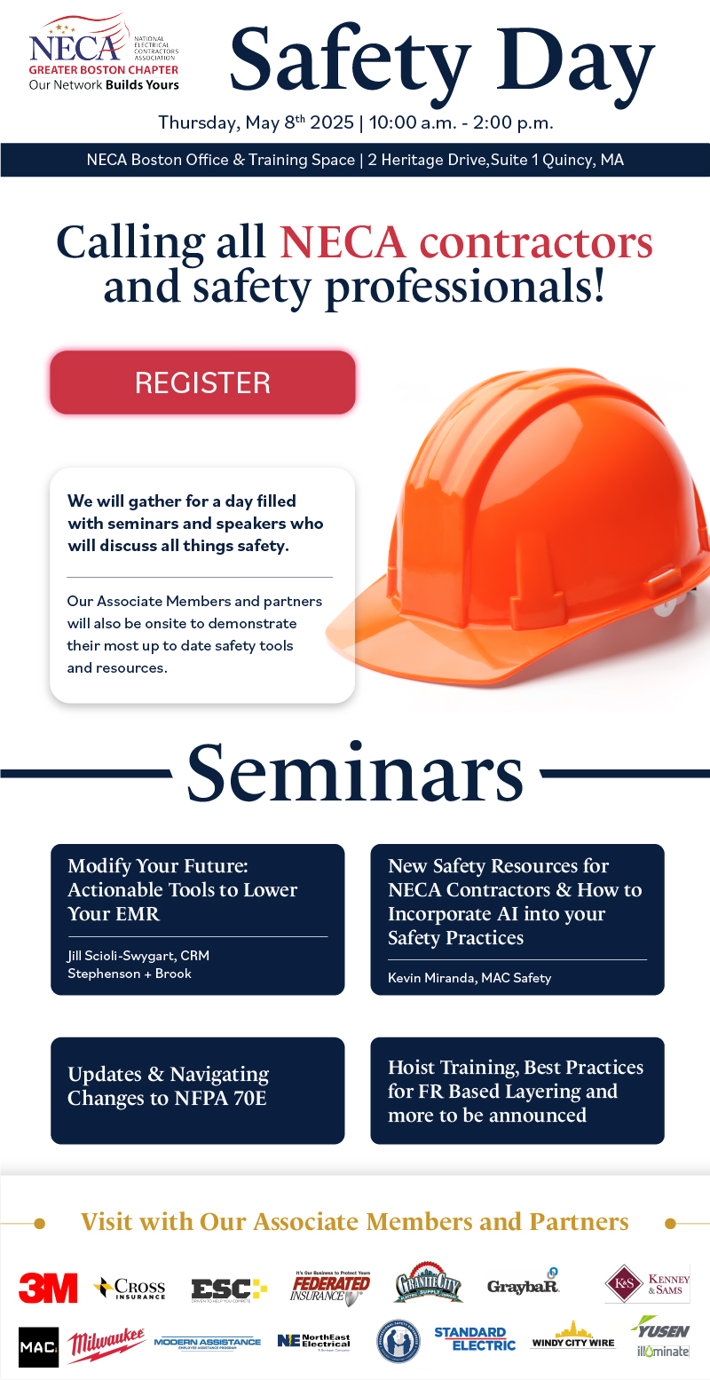 Join Us for NECA Boston Safety Day – May 8!