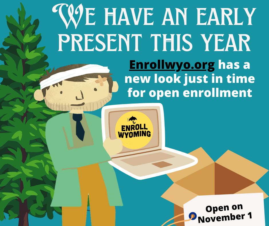 Open enrollment has started! Help us spread the word and free assistance!