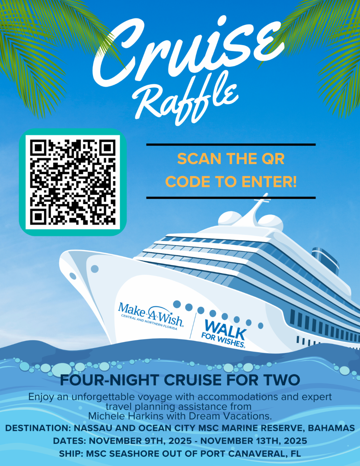 $15 CRUISE raffle- this week!