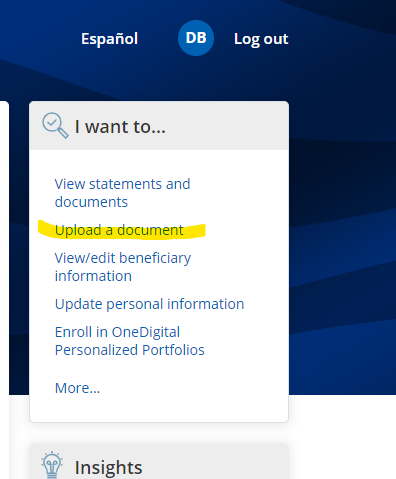 Reminder: Set up you Empower retirement account ASAP