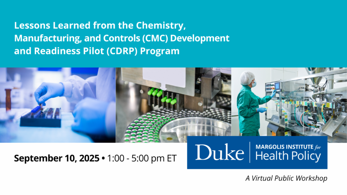 Exploring Chemistry, Manufacturing, and Controls Development