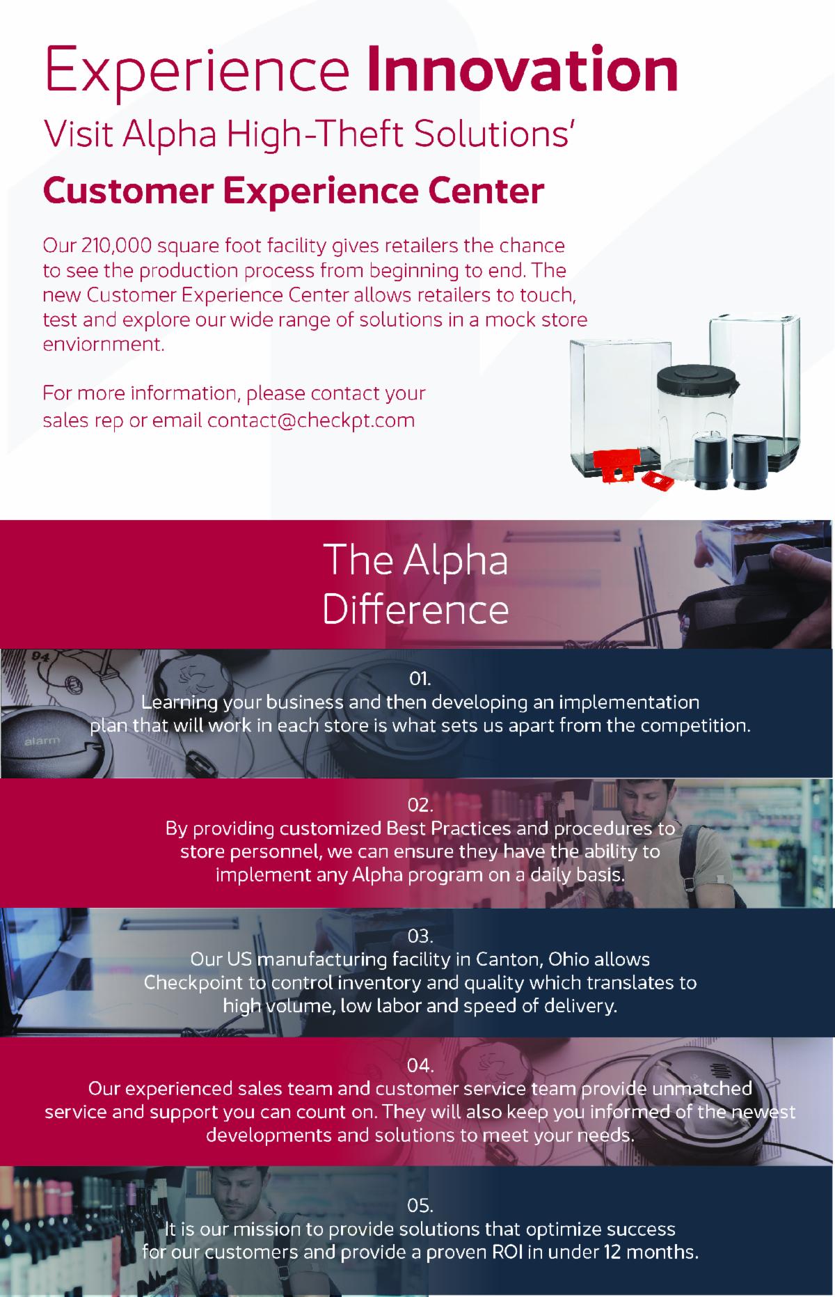 Vist our NEW Alpha Customer Experience Center