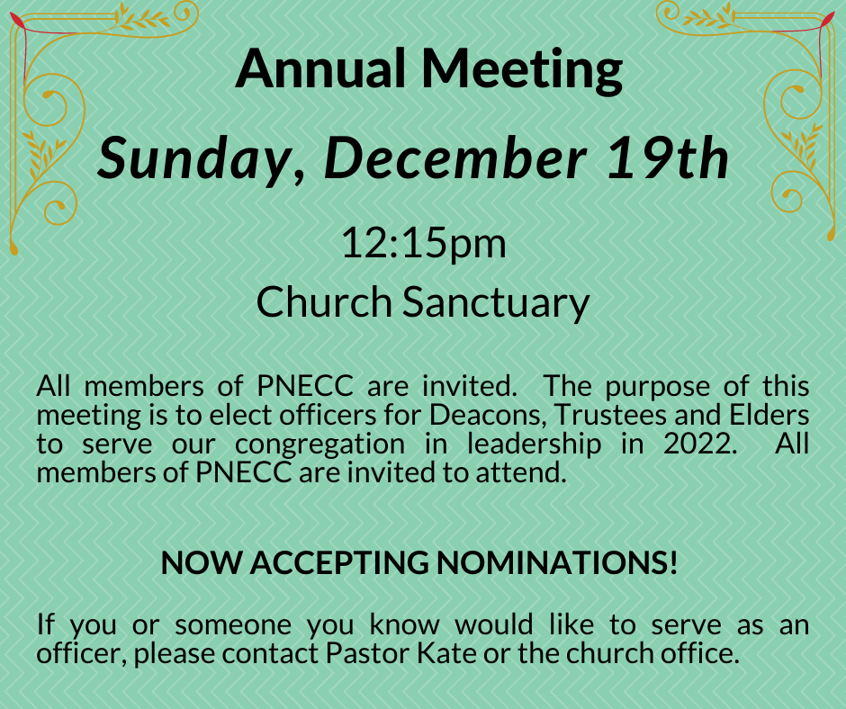 December Church Family Newsletter
