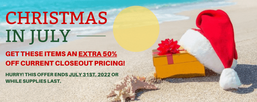 Weekly Closeout | Christmas In July - Get An EXTRA 50% OFF Select Items!
