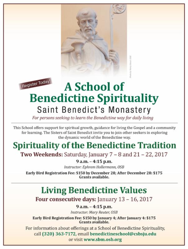 New offerings from A School of Benedictine Spirituality, Saint Benedict ...