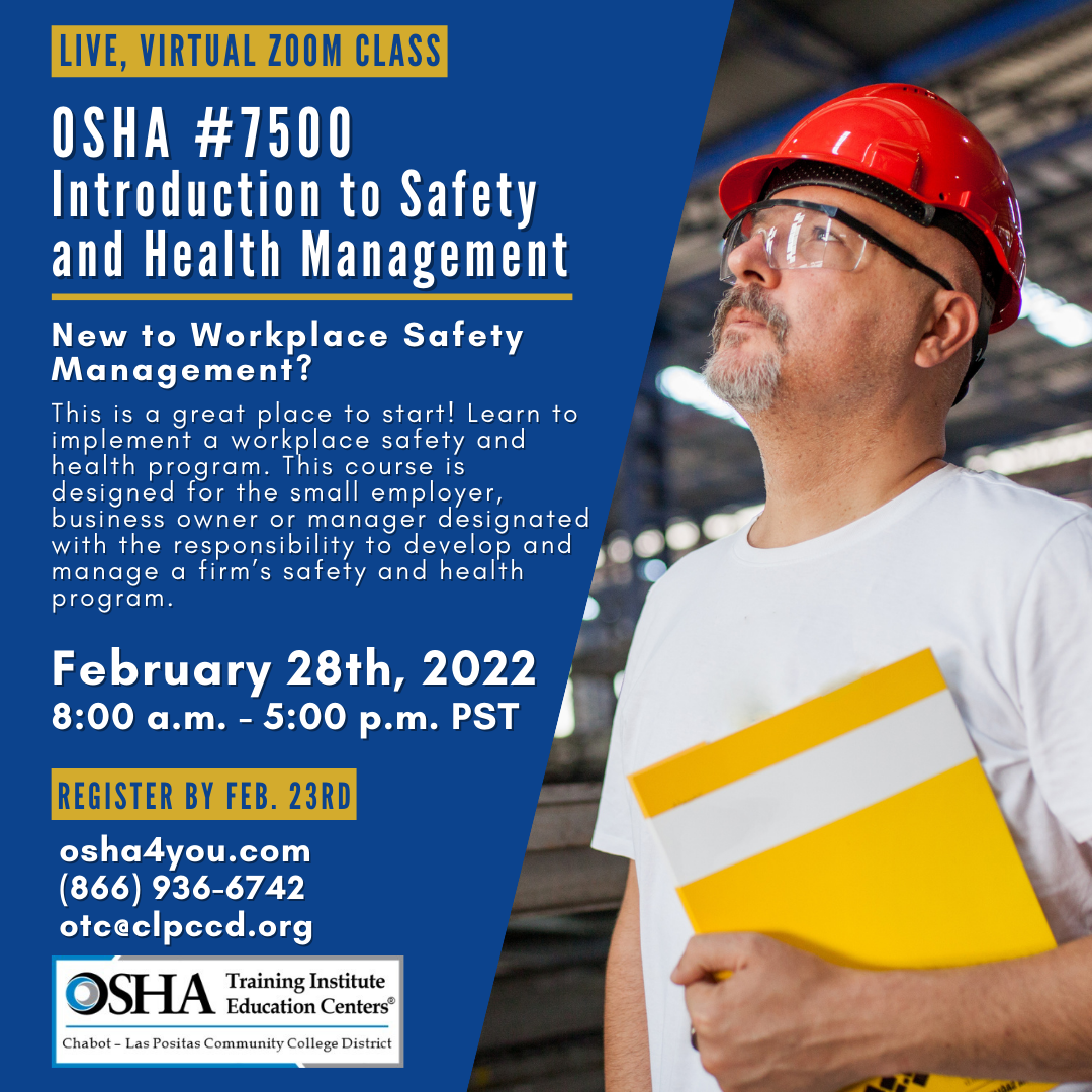 Education and Training are Essential Elements of a Safety and Health ...