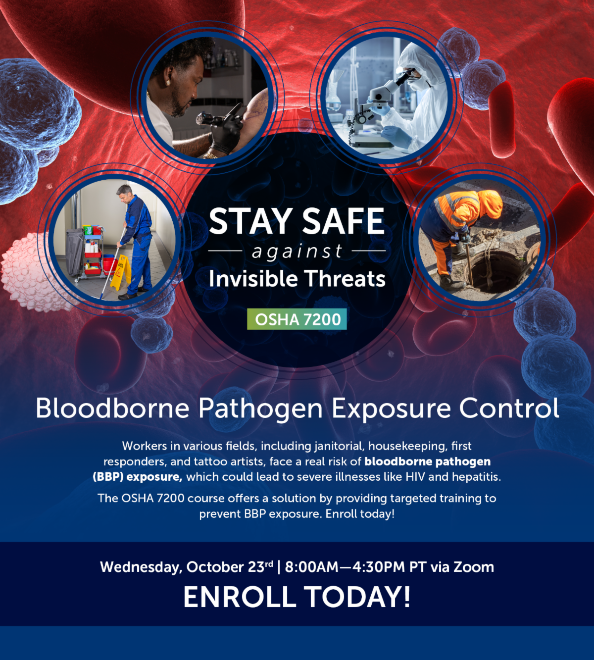 Stay Safe Against Bloodborne Pathogens – OSHA 7200 Training on October ...