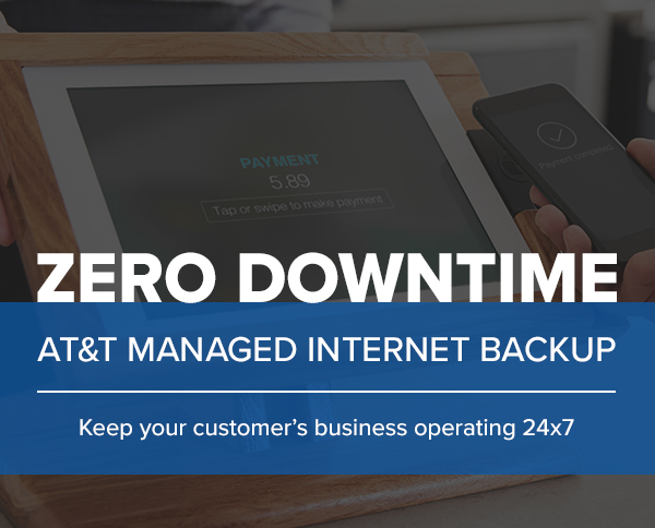 ZERO DOWNTIME with AT&T Managed Internet Backup