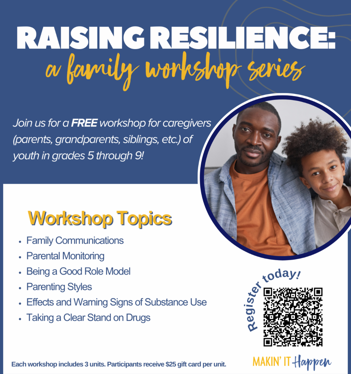 Raising Resilience: A Caregiver Workshop Series (12/3 and 12/10)