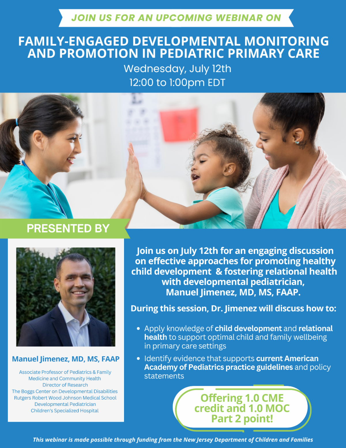 Join us on Wednesday, July 12th for a free webinar on family-engaged ...