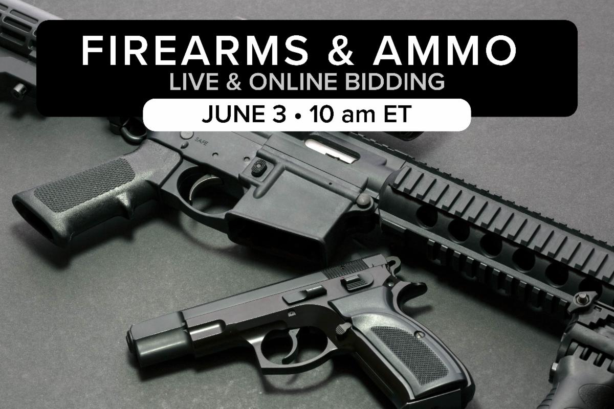 Firearms Auction | June 3 @ 10 Am ET